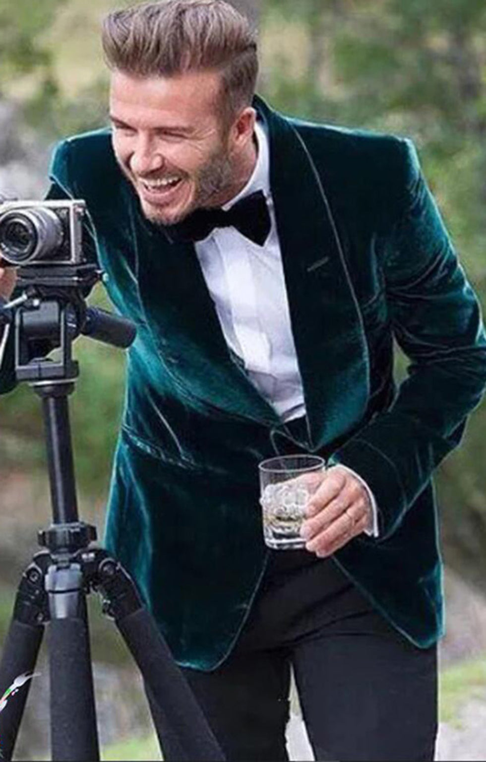 Sophisticated Slim Fit Velvet suit for Men Teal green CS41101 ...