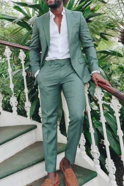 Dark Teal 2 Pieces Spring Summer Wedding/Prom Suits CS4314 – classbydress