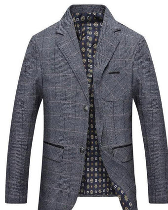 Autumn Slim fit Casual Suit Jacket for Men Coat CB2101 – classbydress