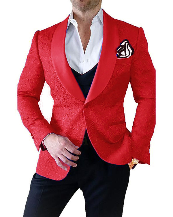 New Red Tuxedo for Men Wedding Suits Slim Fit 3 Pieces CB11125 ...