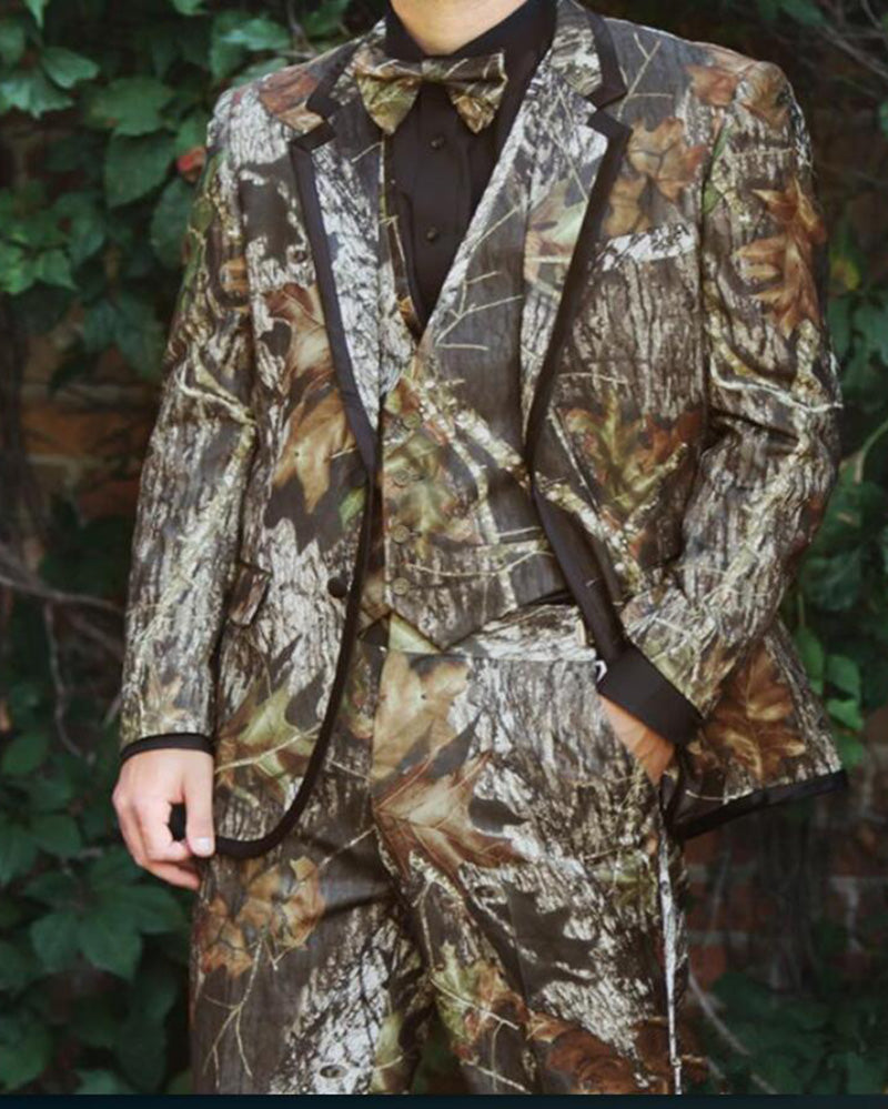 New Camo Wedding Tuxedo Prom Suits 2025 Camouflage Suit Custom Made Sl ...